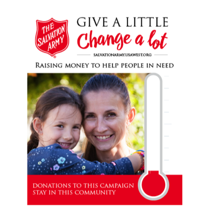 Campaign Thermometer Poster